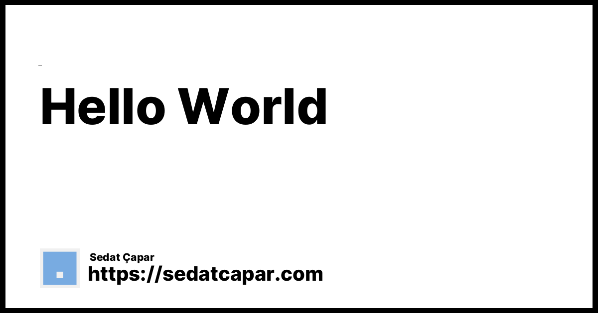 Sample code for Hello World / Pascal@1-write